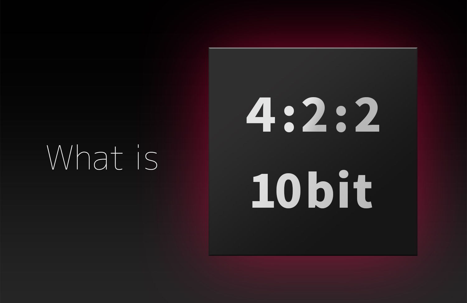 カメラでよく見かける（4:2:2 10bit）って何？わかりやすく解説 - THOMSON.LIFELOG